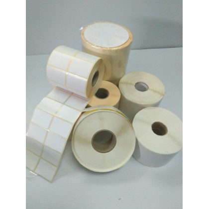 10 Roll 35mm x 25mm Blank Barcode Label Sticker ( 2000 pcs per roll ) 35x25