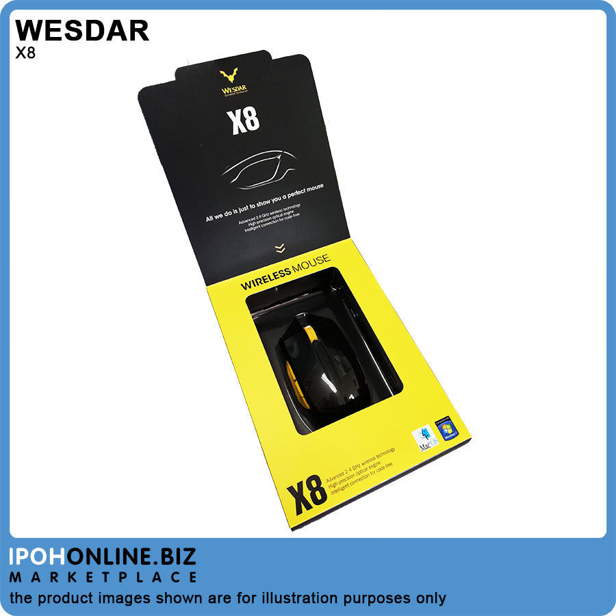 Wesdar | X8 10M 3DPI 2.4GHz Wireless Mouse | Ipohonline