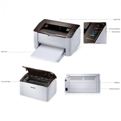 Samsung Xpress M2020 A4 Mono Laser Printer - SL-M2020/XSS