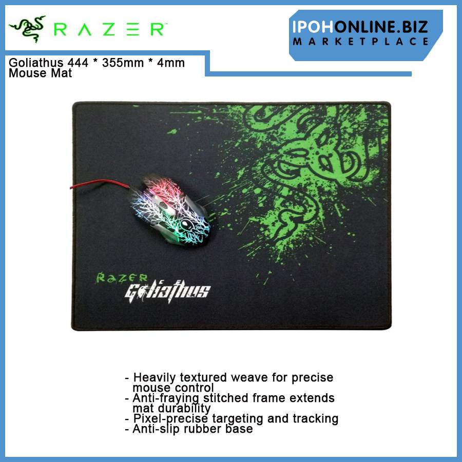 Razer Goliathus 444mm x 355mm x 4mm Thick Control Edition Gaming Mouse Mat