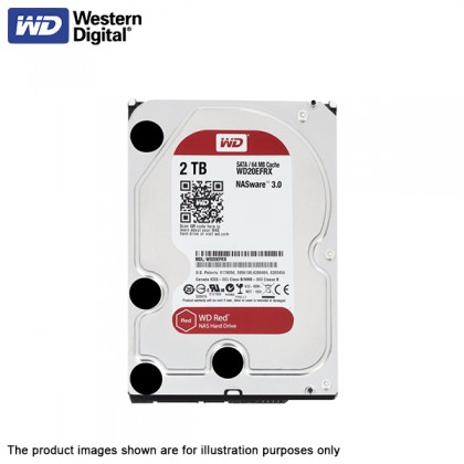 WD Red 2TB NAS SATA 6 Gb/s 64MB Cache 3.5 Inch Hard Disk Drive