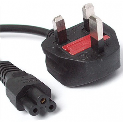 Power Cable 3PIN Notebook Mickey Mouse Shaped Power Cord with Fuse 1.5M