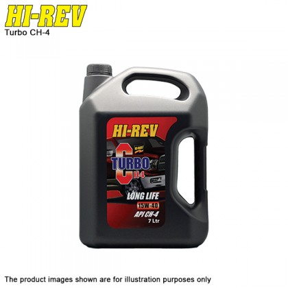 1 x HI-REV Turbo Syn CI4 7L API CI-4 10W-40 Semi Synthetic Engine Oil