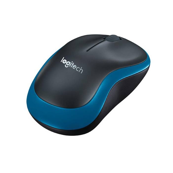Logitech M185 Wireless Plug and Play Mouse - Blue