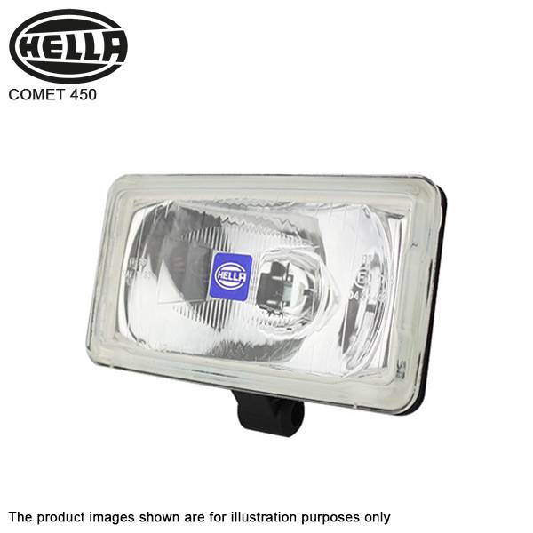 HELLA COMET 450 Spot Lamp Fog Light White With H3 12V 55W Bulb - 1FB ...