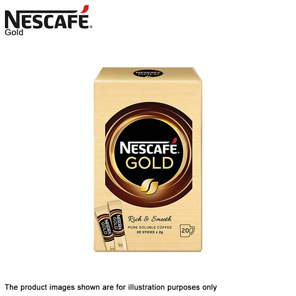 Nescafe Gold Stick Rich & Smooth Instant Coffee 20 Stick x 2g