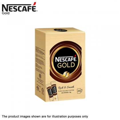 Nescafe Gold Stick Rich & Smooth Instant Coffee 20 Stick x 2g