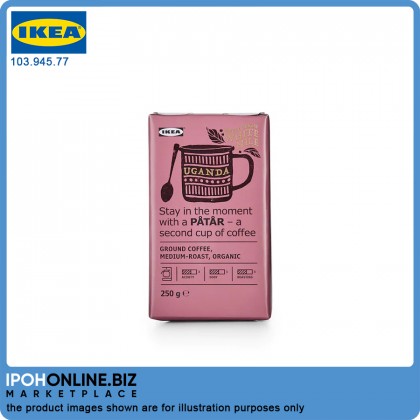 IKEA PATAR Ground Coffee Medium Roast Uganda 100% Arabica Beans ...