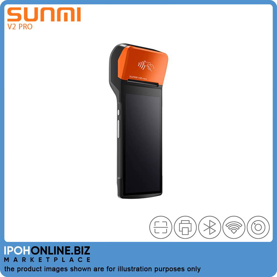 Sunmi V2 Pro Thermal Printer And 1D Barcode Scanner | IPOHONLINE