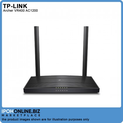TP-Link Archer VR400 V3 AC1200 Wireless MU-MIMO VDSL ADSL Modem Router ...