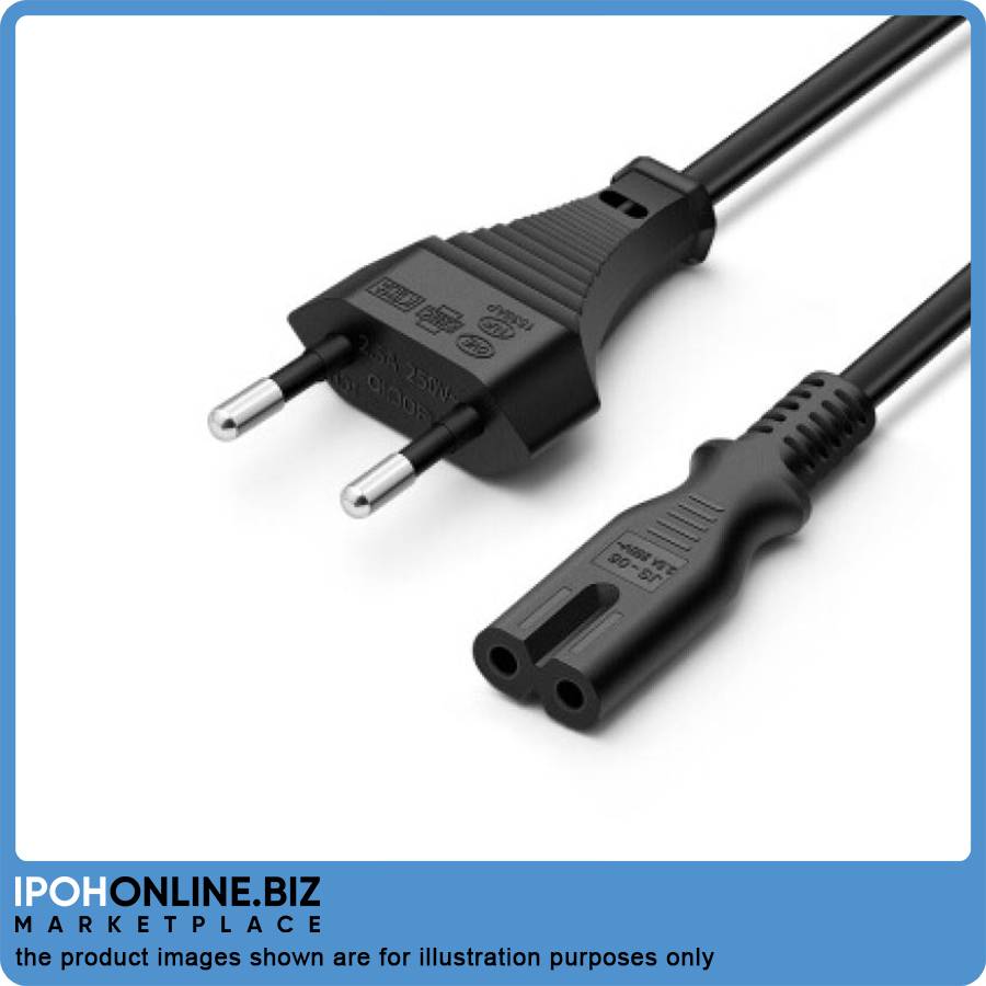 2.5A 2-Pin UK Power Cord Printer Cable