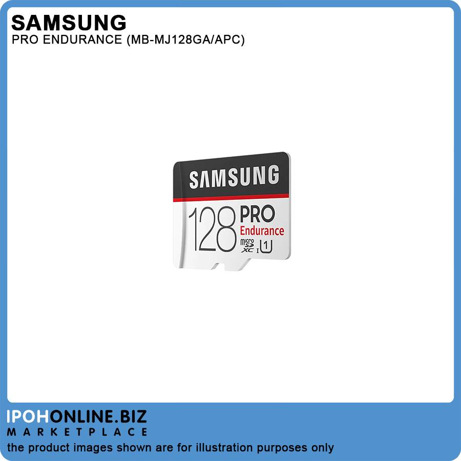 SAMSUNG PRO Endurance microSD 128GB Memory Card w SD Adapter 4K Ultra ...