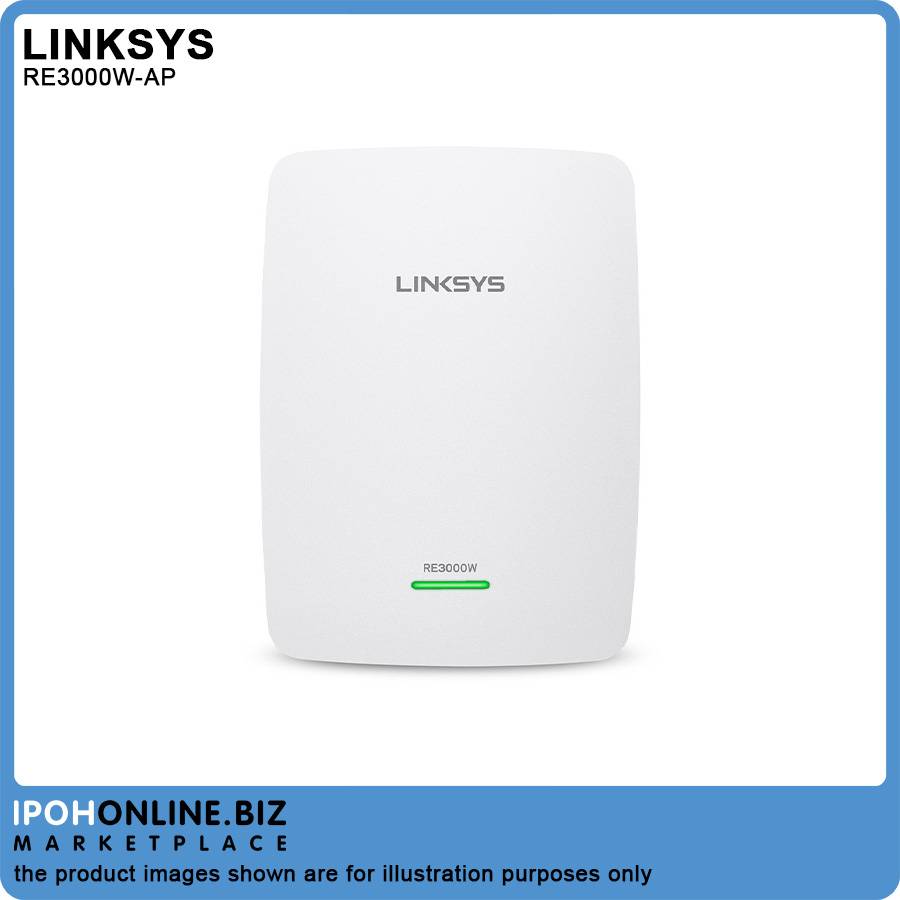 Linksys RE3000W N 300 Wi-Fi Range Extender