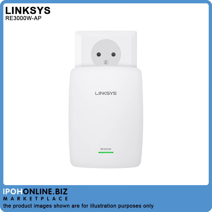 Linksys RE3000W N 300 Wi-Fi Range Extender