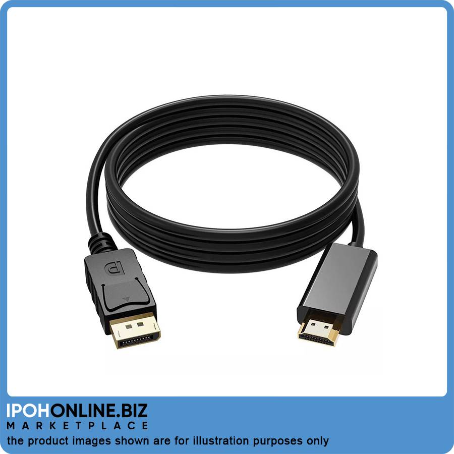 DisplayPort DP to HDMI Cable Adapter (1.8 Meter)