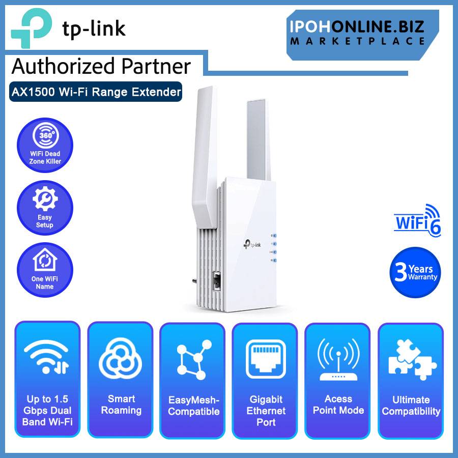 TP-Link | RE505X AX1500 | Ipohonline