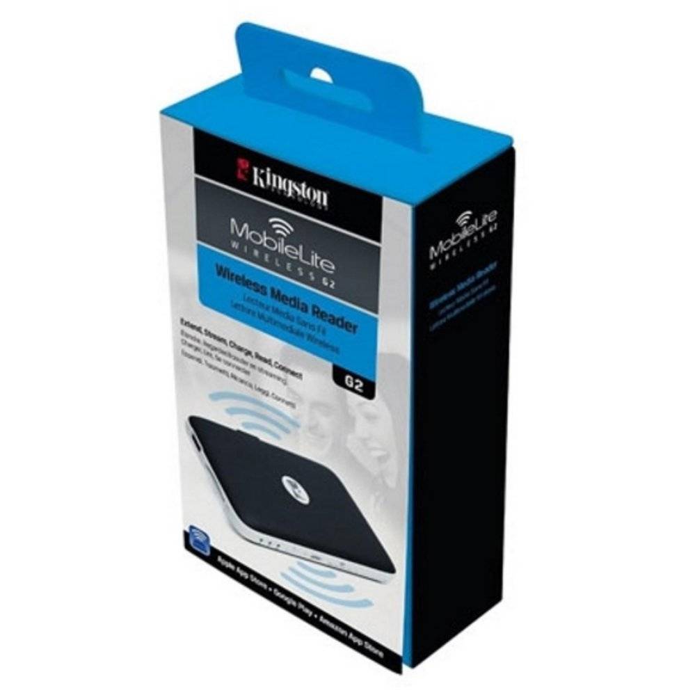 Kingston MobileLite Wireless Media Reader G2 - Storage 4640 mAh Charger ...