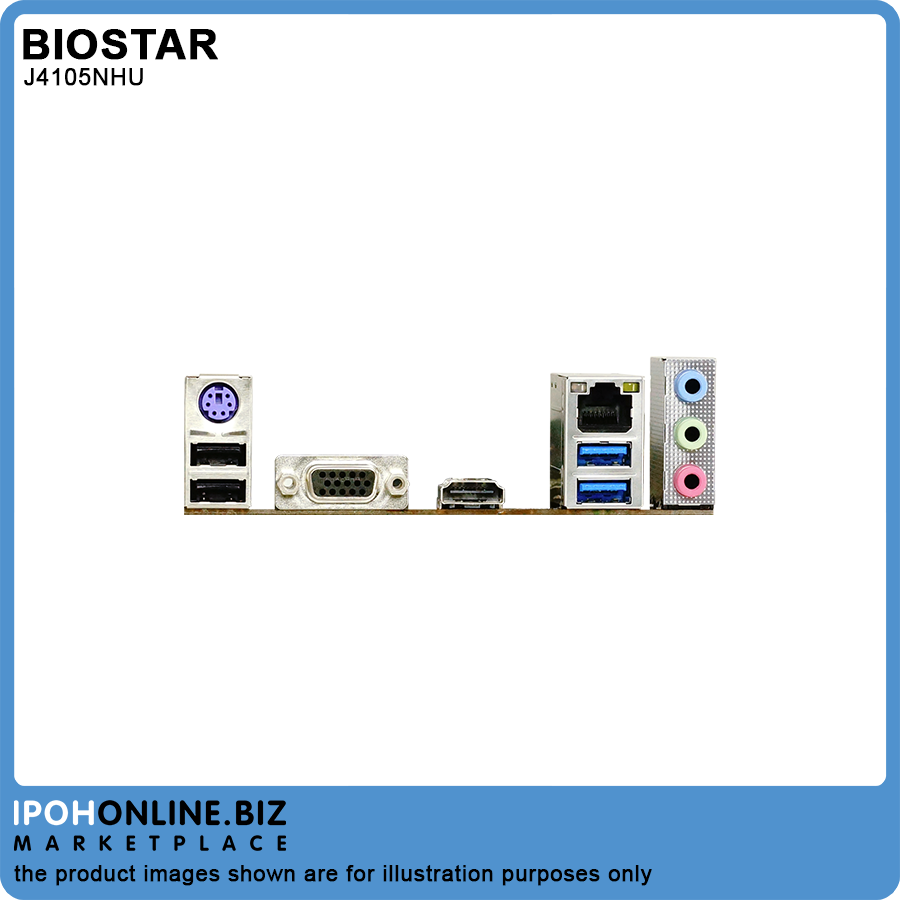 BIOSTAR | J4105NHU | Mini ITX Motherboard | Ipohonline