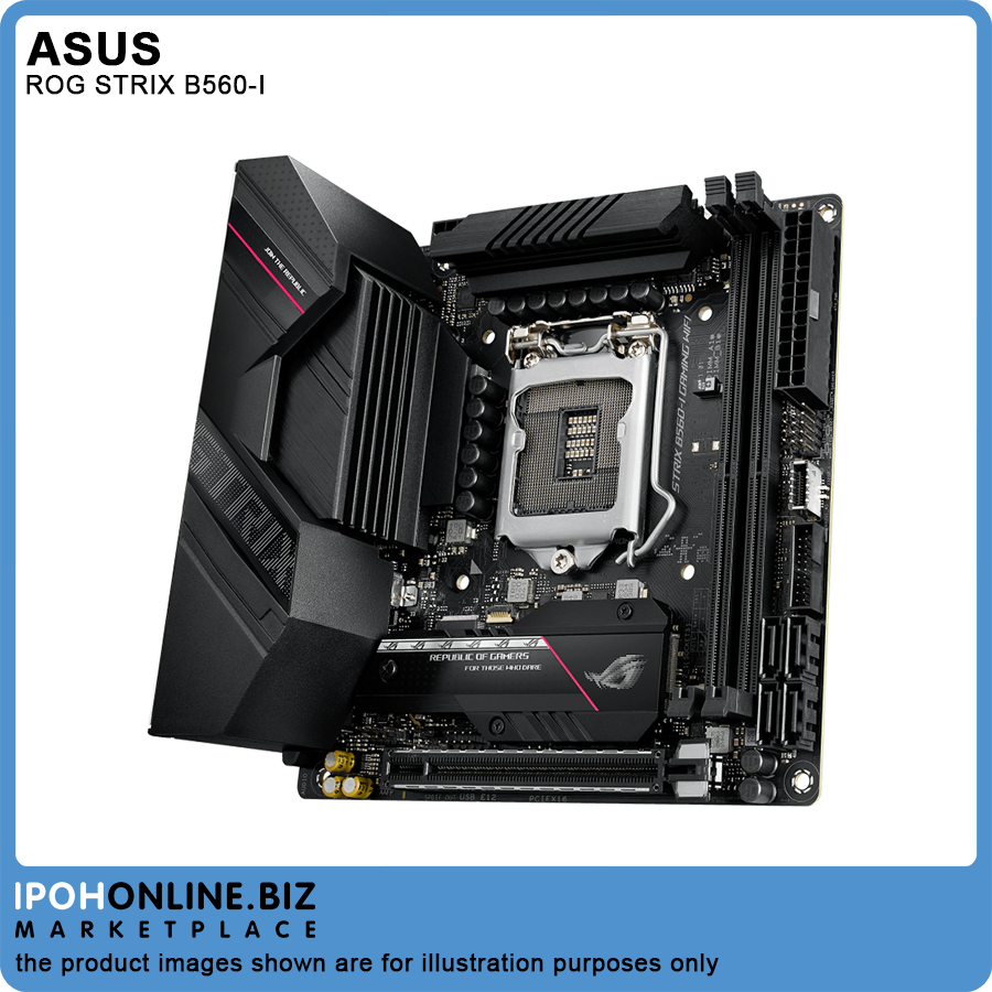 Cooler Master | MASTERBOX NR200P | Casing | ASUS | ROG STRIX B560-I ...