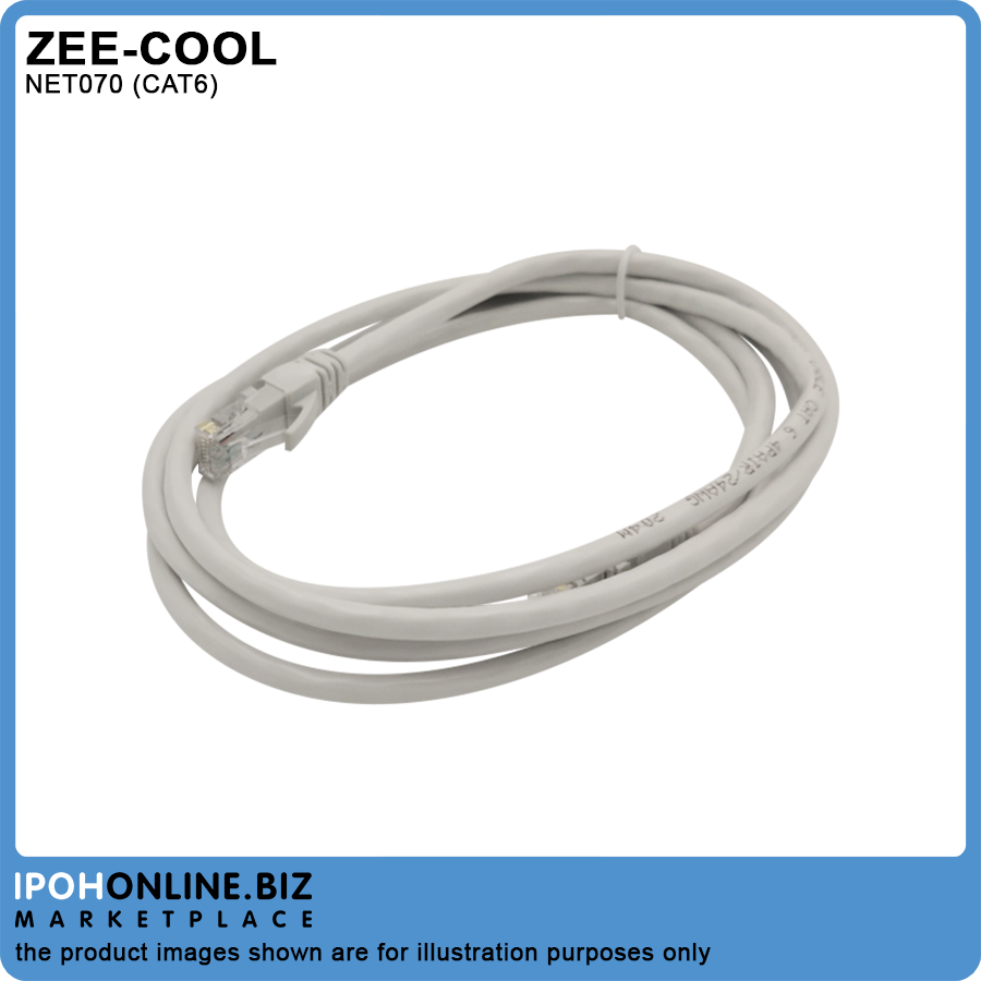 Zee-Cool Network Patch Cord Cat6 RJ45 Ethernet LAN Cable - 2M | Ipohonline