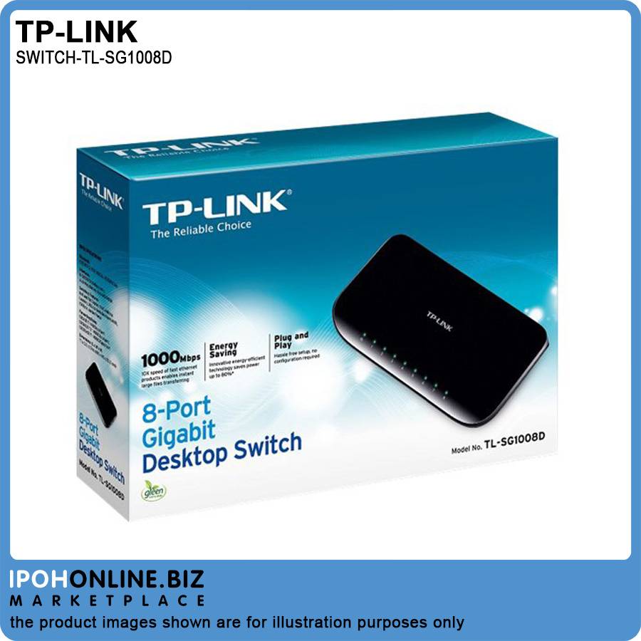 TP-Link TL-SG1008D 8-Port Gigabit Desktop Switch