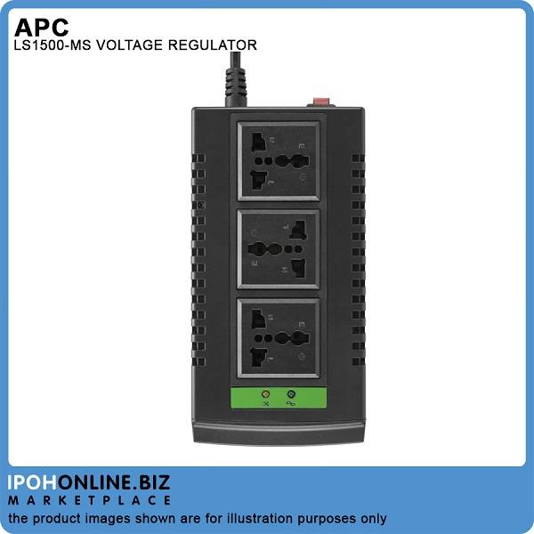 APC AVR LINE-R 1500VA LS1500-MS Automatic Voltage Regulator With 3 ...