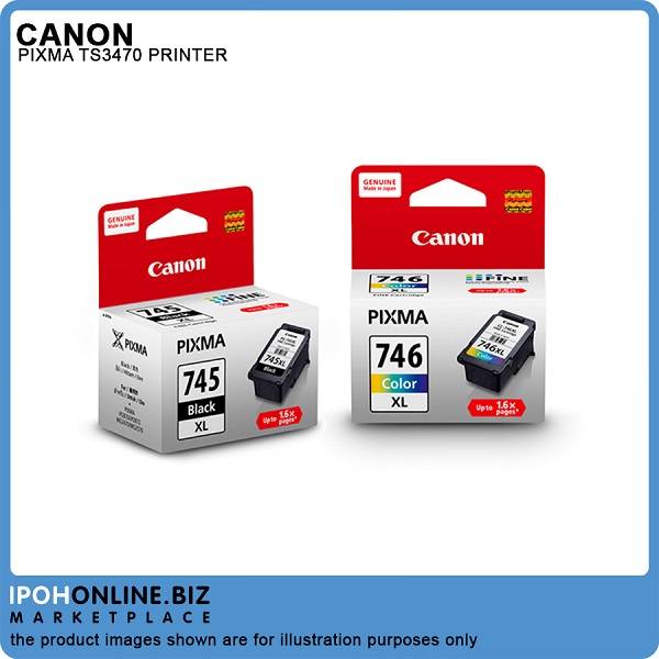 Canon PIXMA TS3470 Compact Wireless All-In-One Print/Scan/Copy Printer
