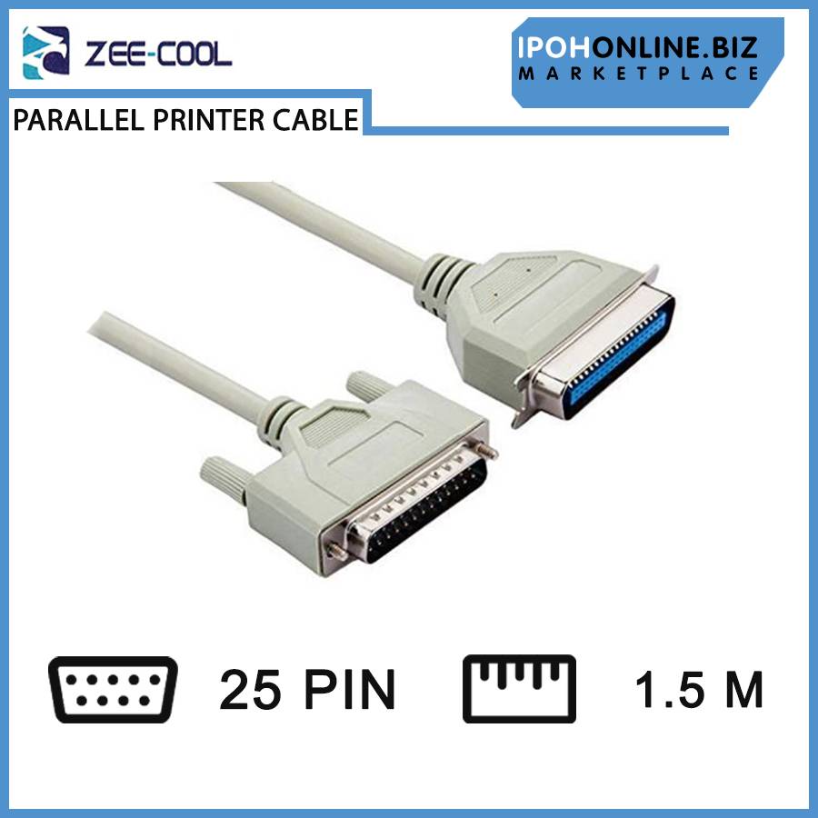 ZEE-COOL 1.5M 25PIN Parallel Printer Cable | Ipohonline
