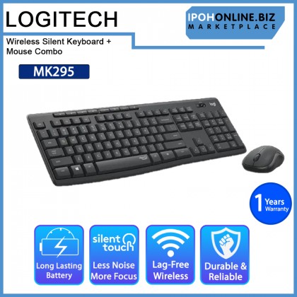 Logitech MK295 Wireless Silent Keyboard + Mouse Combo | Ipohonline