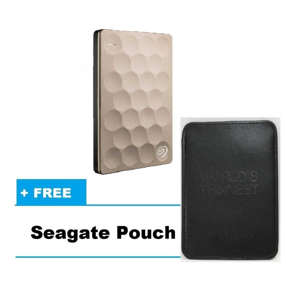 Seagate Backup Plus 2TB Ultra Slim HDD - STEH2000301 (Gold) - Free ...