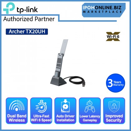 TP-Link Archer TX20UH AX1800 High Gain WiFi 6 USB 3.0 Adapter with Auto ...
