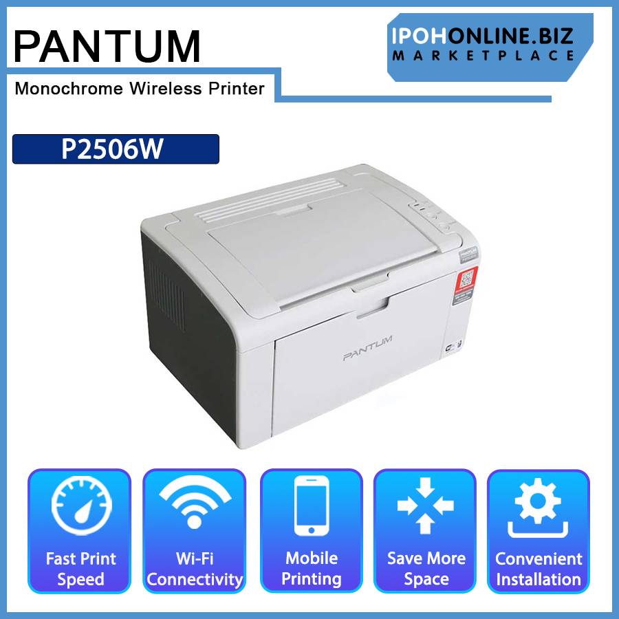 Pantum P2506W Monochrome Wireless Printer