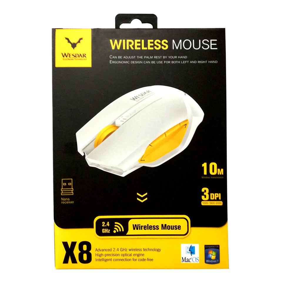 Wesdar X8 2.4Ghz Wireless Mouse
