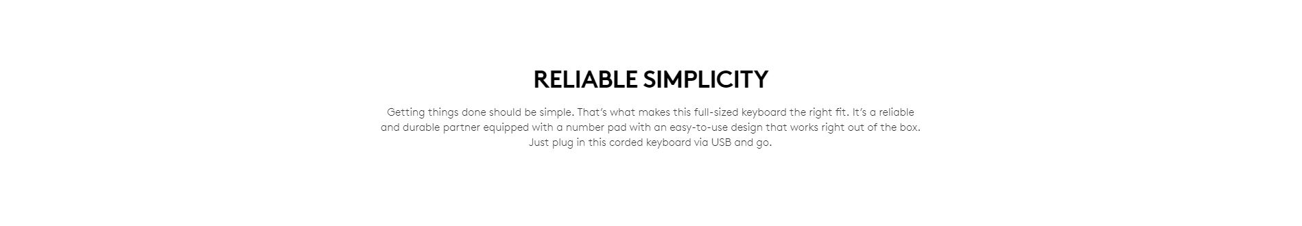 Logitech K120 Wired USB Keyboard