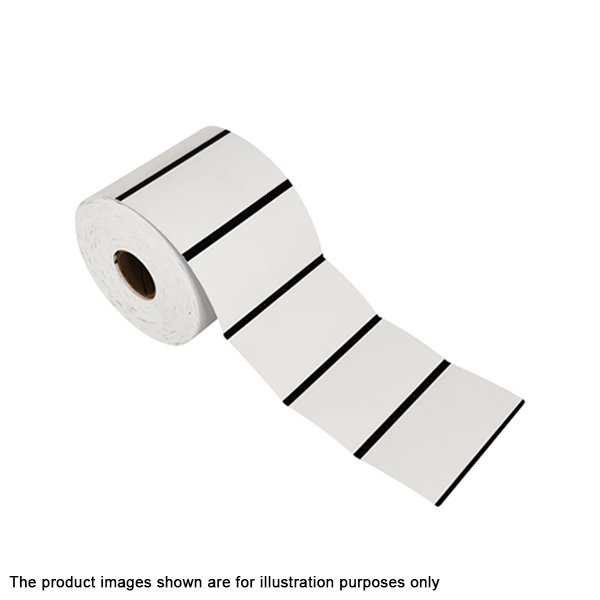 1 Roll 80mmx45mm Label Tag Card 230gms With Black I-Mark (500pcs per roll)