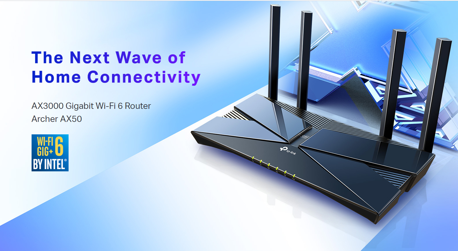 TP-LINK Archer AX50 AX3000 Dual Band Gigabit Wi-Fi 6 BY INTEL Router ...