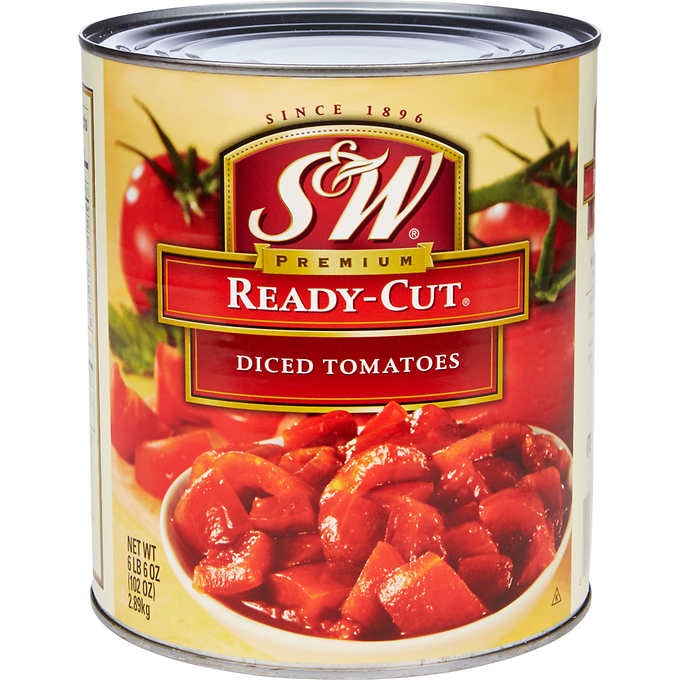 SW Premium Ready-Cut Diced Tomatoes 411g Puree Paste