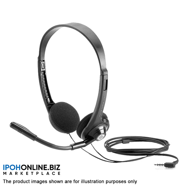 HP Boom Mic Headset 150 with Audio Jack - Black