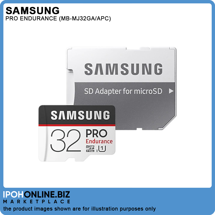 Samsung PRO Endurance MicroSD Memory Card 32GB With SD Adapter 4K Ultra ...