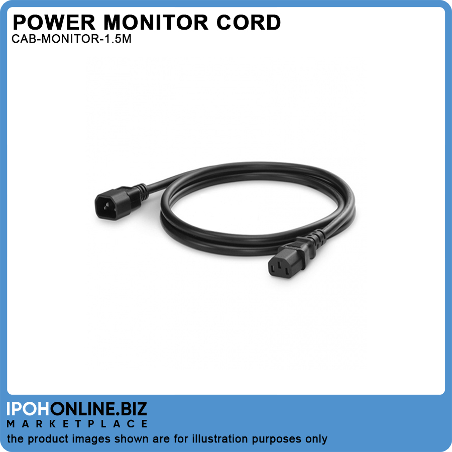 1.5M Power Monitor Cord Extension Cable C13 Male To C14 Female For ...