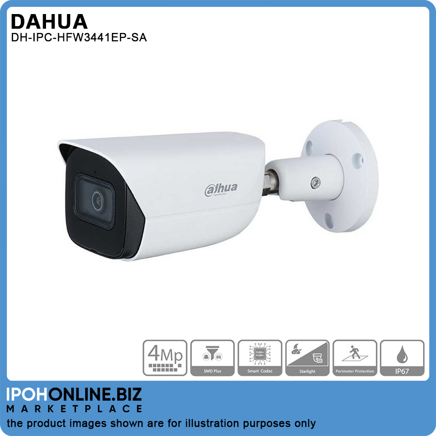 DAHUA | DH-IPC-HFW3441EP-SA | 4MP | Bullet Camera | Ipohonline