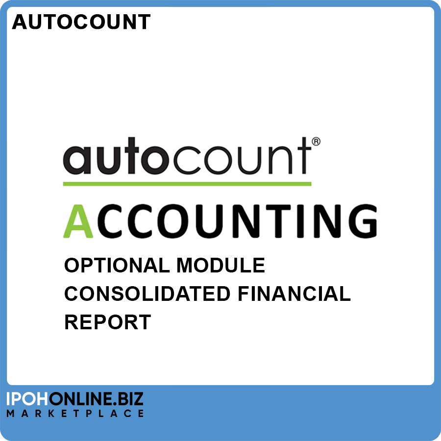 Consolidated Financial Report (Optional Module) for AutoCount ...