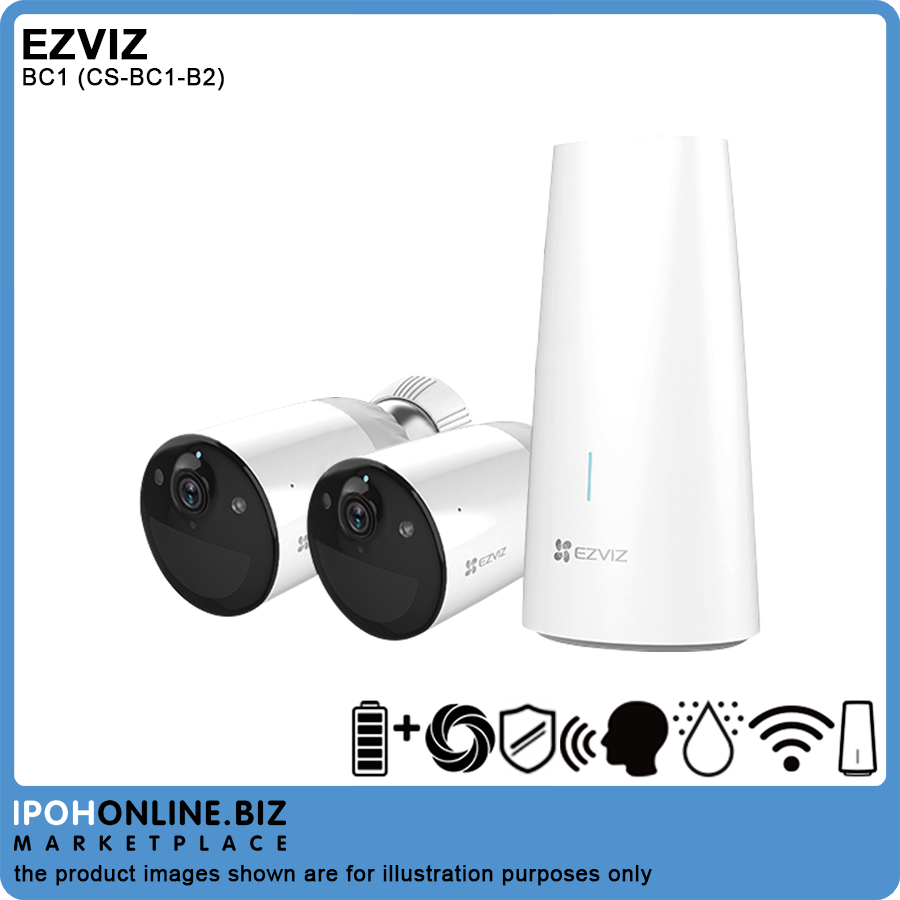 EZVIZ | CS-BC1-B2 | Camera Kit | Ipohonline