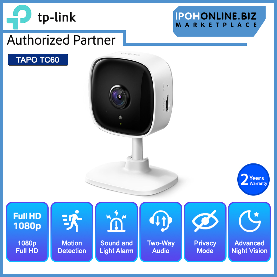 TP-Link Tapo TC60 1080P Full HD CCTV Home Security WiFi Camera
