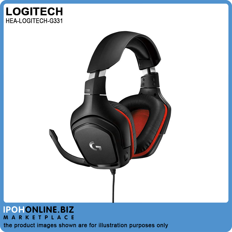 Logitech G331 Wired Stereo Gaming Headset (981-000759) with 50MM Driver ...